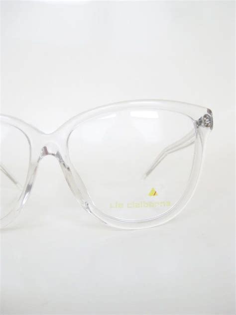 Oversized Clear Cat Eye Glasses Stephane Valerio