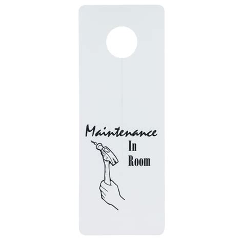 Registry Signs Maintenance In Room Door Hanger Do Not Disturb
