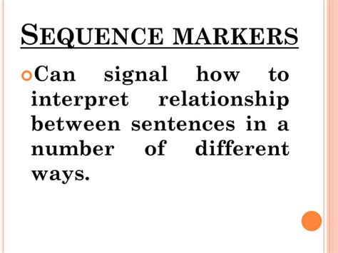 Sequence Markerspdf Sequence Marker Slide Show Ppt