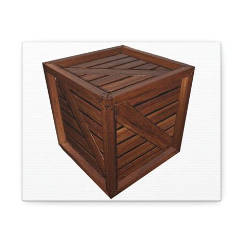 Gracie Oaks Crate Wrapped Canvas Illustration Wayfair