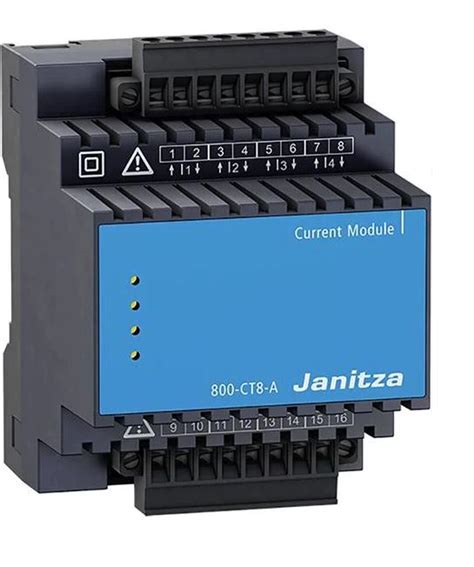 Janitza 800 Ct8 Lp Current Measuring Module Installation Guide