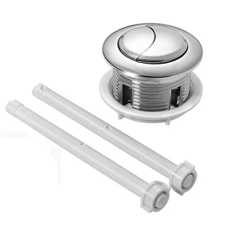 September Dual Flush Valev Buttons Universal Chromed Flusher Parts