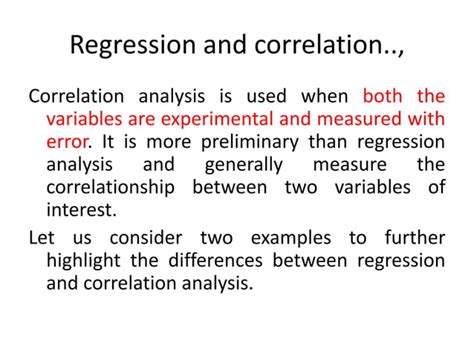 Chapter 6 Simple Regression And Correlation Pptx
