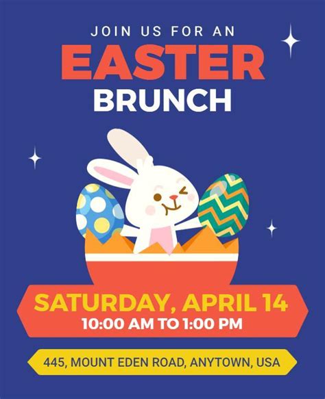 Easter Brunch Flyer Templates Quick Flyer Design Ideas