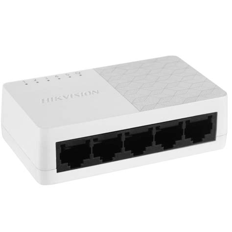 Switch Hikvision Ds 3e0105d O 5 Puertos 10 100 Mbps Mdi Mdix Plastico 301802934