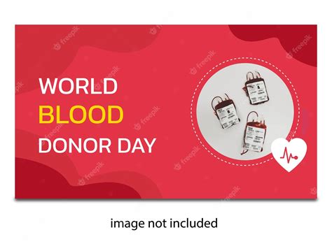 Premium Vector World Blood Donor Day Vector Design