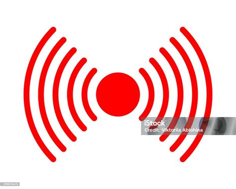 대상 기호입니다 통증 국소 통증 또는 염증 기호 충격파 수중 음파 탐지기 라디오 레이더 또는 소리 신호 기호는 흰색 배경에 고립되어 있습니다 벡터 평면 그림 가리키기에 대한