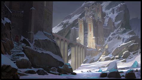 Frozen Fortress Fantasy Castle In Snow A Grande Muralha Fatos