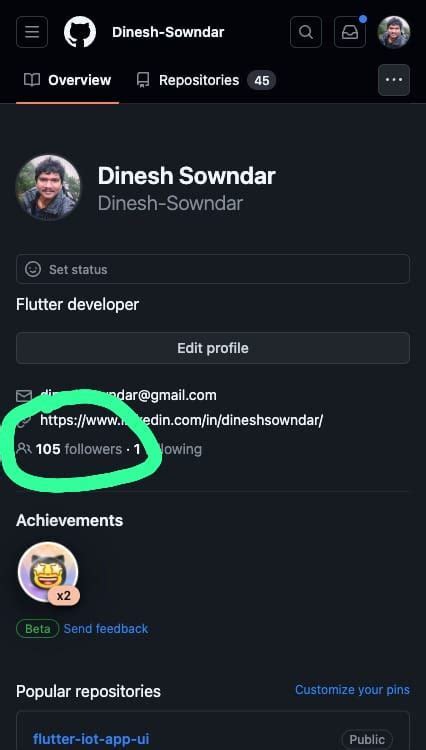 Dinesh Sowndar On Linkedin Flutter Flutterui Flutterdeveloper