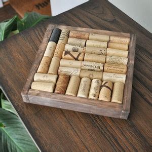 Wine Cork Trivet Hot Pot Holder Housewarming Unique Kitchen T