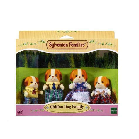 Stock Bureau EPOCH D ENFANCE Sylvanian Families 5000 La Famille Chien