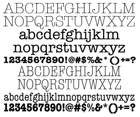 American Typewriter Font Generator Lasopatoronto