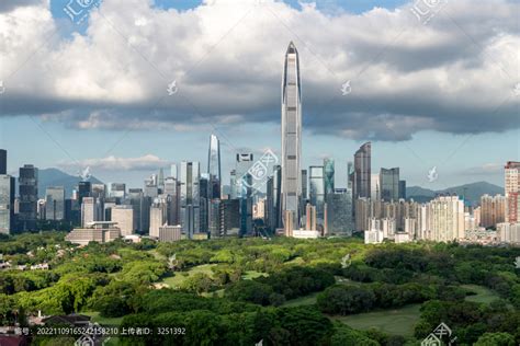 深圳福田cbd都市风光建筑摄影摄影汇图网