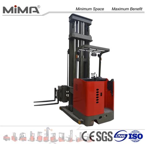 China 3 Way Narrow Aisle Electric Forklift Stacker China Narrow Aisle
