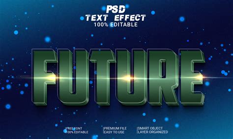 Future 3d Text Effect Graphic By Imamul0 · Creative Fabrica