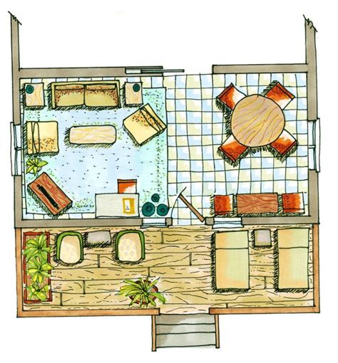 Hand Rendered Floor Plan Phenomenal Day By Day Account Picture Library