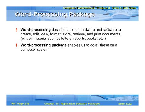 SOLUTION Application Software Packages Studypool