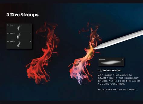 Magma Color Procreate Brushes GraphicsBunker