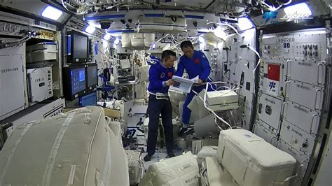 Chinese Astronauts Maintain Busy Schedule In Space Cgtn