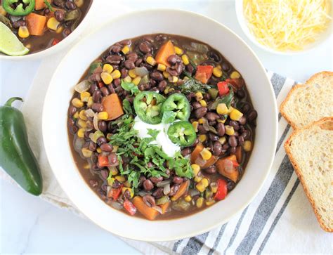 Spicy Black Bean And Corn Chowder Chef