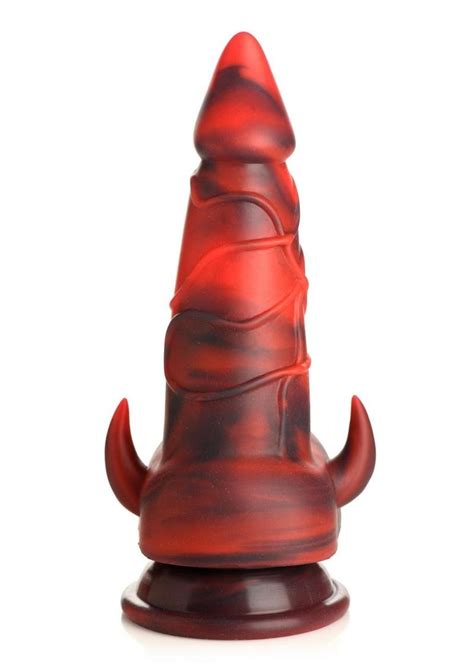 Creature Cocks Horny Devil Demon Silicone Dildo Redblack Buy
