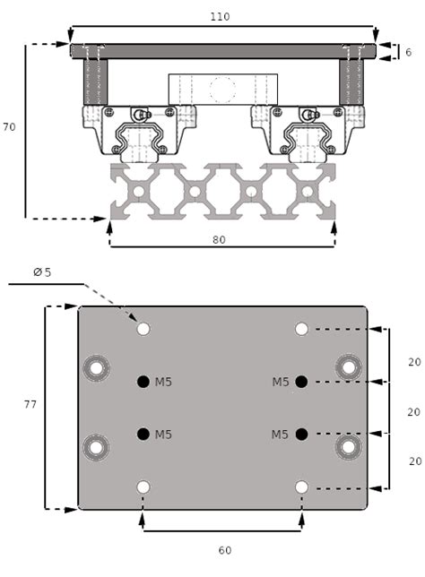 X Y Z Axis Hgr15 Rail Linear Actuator It Tech