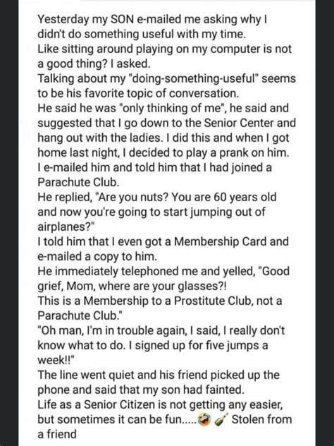 Joke Jumps Seniors Discount Club