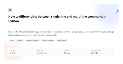 How To Differentiate Between Single Line And Multi Line Comments In