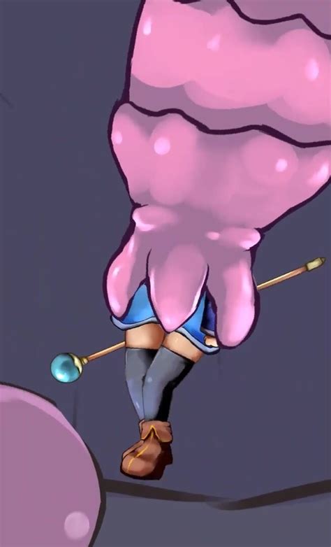 Vore Worm Eats Mage Girl