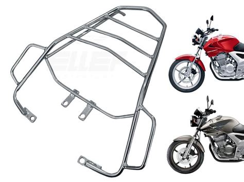 Suporte Para Bauletos Prateado Honda Twister Cbx 250 2001 A 2008 Max Motoparts Outros