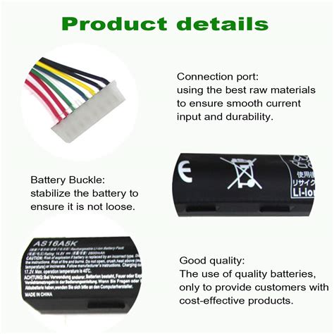 Buy Flyten New As16a5k Battery For Acer Aspire E15 E5 475 E5 475g E5