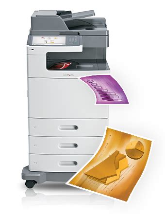 X790 Series Multifunction Color Laser Printer Lexmark Large Work Volume