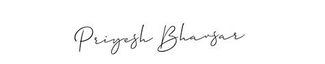 74 Priyesh Bhavsar Name Signature Style Ideas Wonderful Esignature