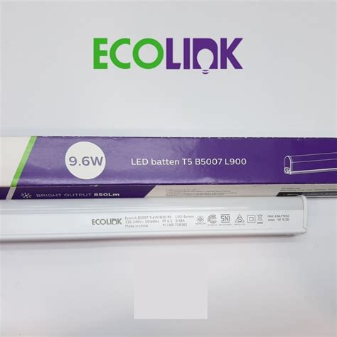 Jual LAMPU ECOLINK LED T5 BATTEN 9 6 WATT 865 PUTIH Shopee Indonesia