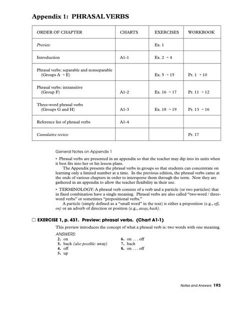 PDF Appendix PHRASAL VERBS PDF FileAppendix PHRASAL VERBS A Phrasal Verb