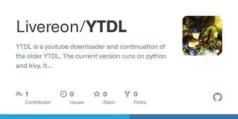 Github Livereonytdl Ytdl Is A Youtube Downloader And Continuation