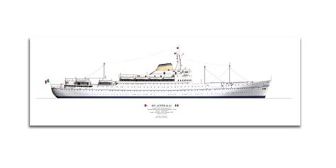 Lloyd Triestino — Oceanliner Designs And Illustration In 2024