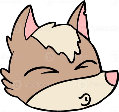 Cartoon Wolf Face Whistling Drawing 46933163 Png