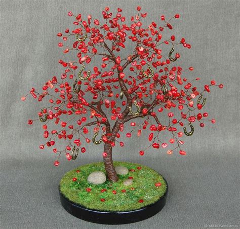 Дерево из коралла «Подкова на счастье в интернет магазине на Ярмарке Мастеров Деревья Майкоп