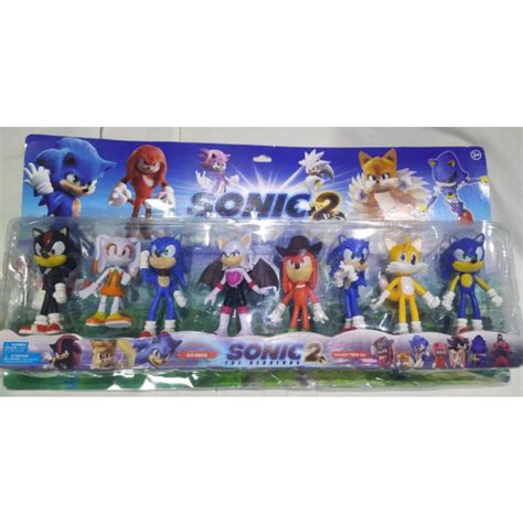 Cartelado Sonic THE HEDGEHOG Personagem BONECOS SONIC Shopee Brasil
