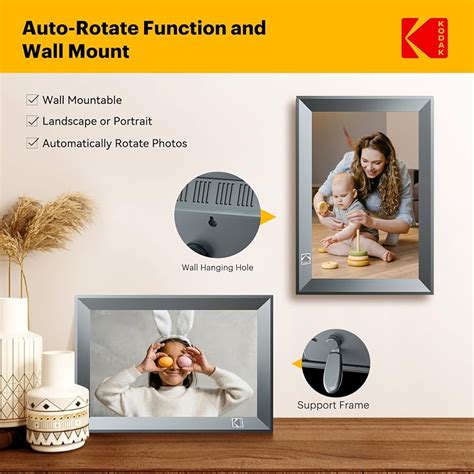 Kodak Picture Frame Kodak 10 1 Inch Classic Digital Photo Frame Cf102p