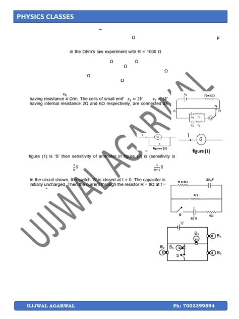 cpp current electricity pdf