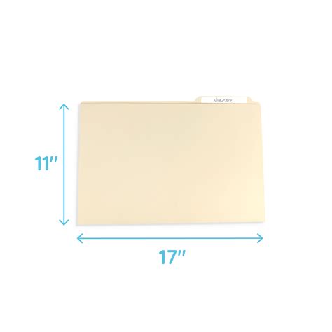 11x17 File Folders Manila 50 Pack Blue Summit Supplies