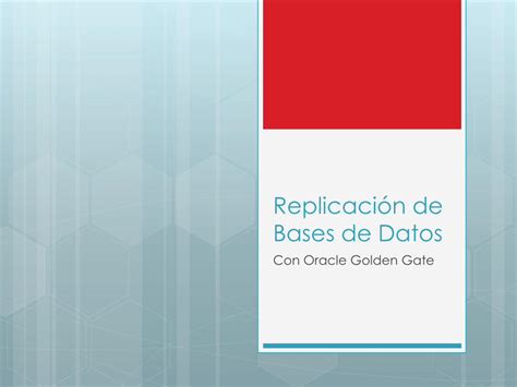 PDF Replicacion De Base De Datos Con OGG DOKUMEN TIPS