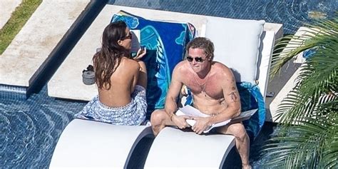 Fox News Brad Pitt Sunbathes With Topless Girlfriend Ines De Ramon In