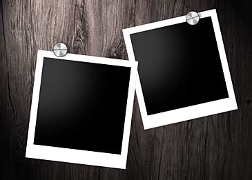 Magnet Clip Black Photo Frame Wood Board Background Texture Brown