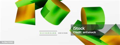 벡터 3d 추상 배경 모양 3d 삼각형과 원통 벽지 배너 배경 또는 착륙을위한 트렌디 한 테크노 비즈니스 템플릿 기하에 대한 스톡 벡터 아트 및 기타 이미지 Istock