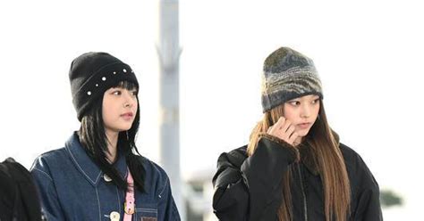 사진 뉴진스 하니 해린귀여운 겨울 패션
