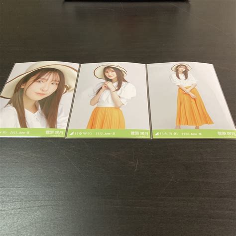 日本代購代標第一品牌【樂淘letao】－菅原咲月 乃木坂46 公式生写真 Webshop限定 3種コンプ 麦わら帽子