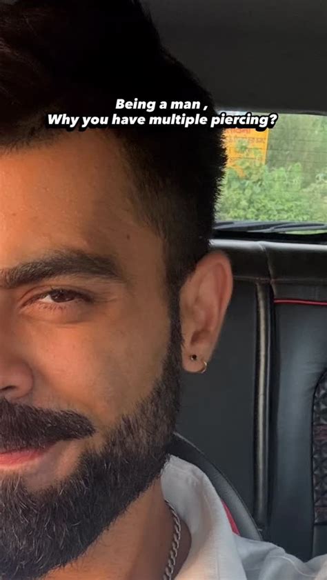 Virat Kohlis Piercing Looks